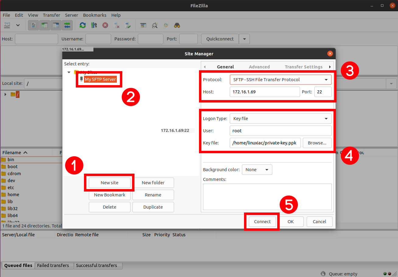 How To Connect To SFTP Using FileZilla For Secure File Transfer