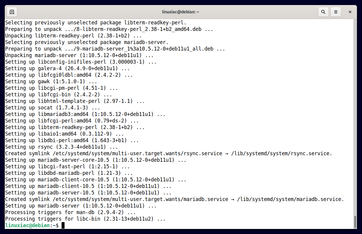 How To Install And Secure Mariadb Database On Debian 11