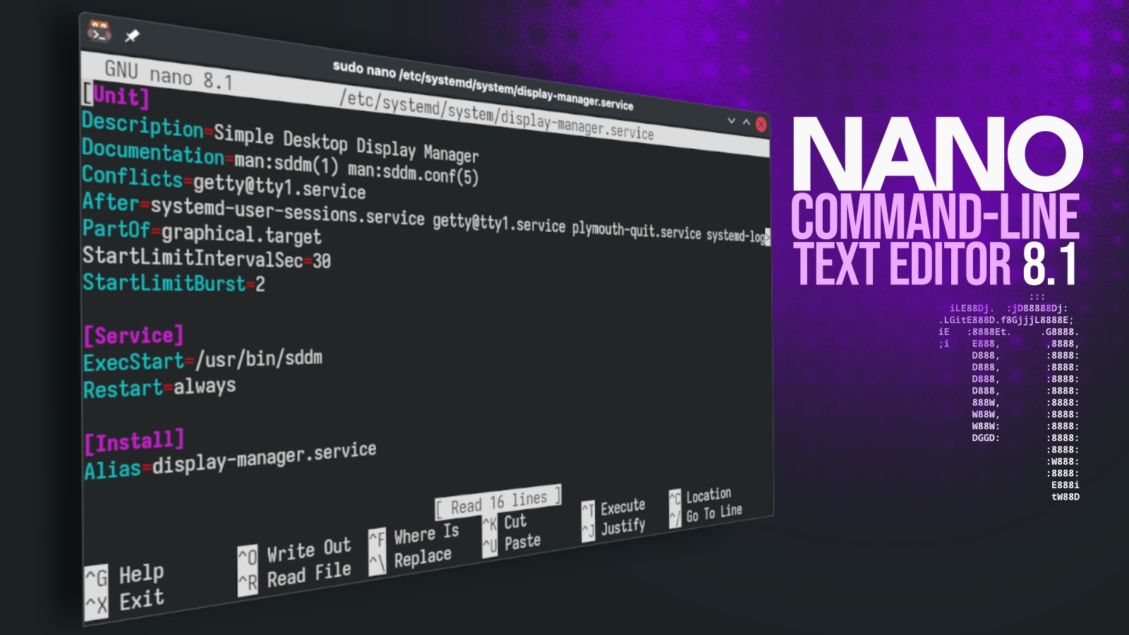 Nano 8.1 Command-Line Text Editor Released, Here's What's New