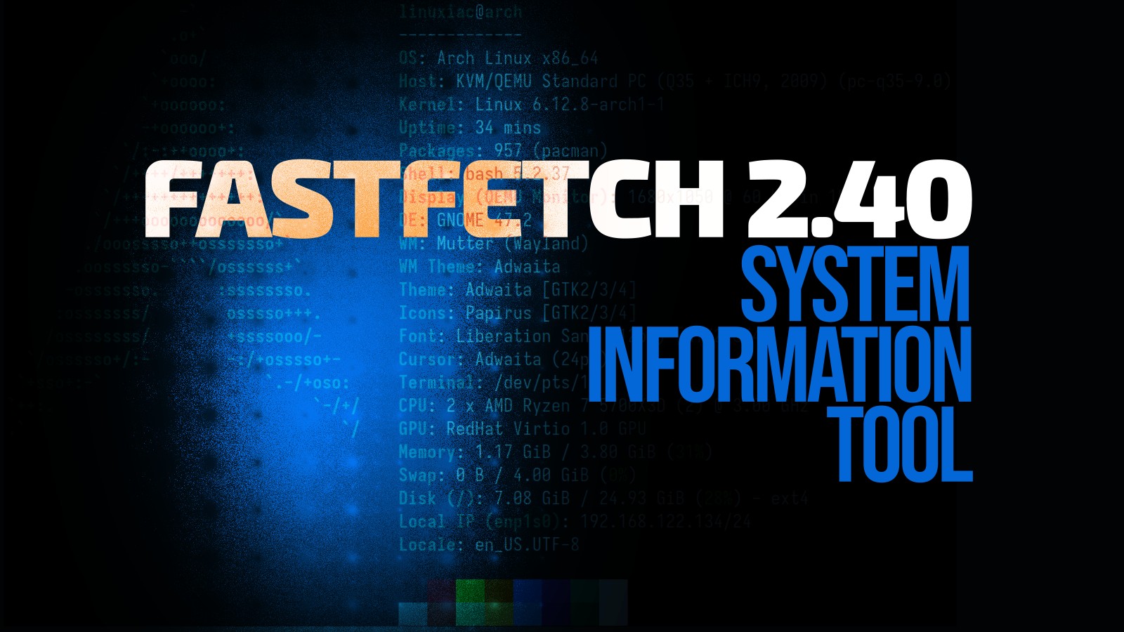 Fastfetch 0.40 Released with Expanded Hardware Detection
