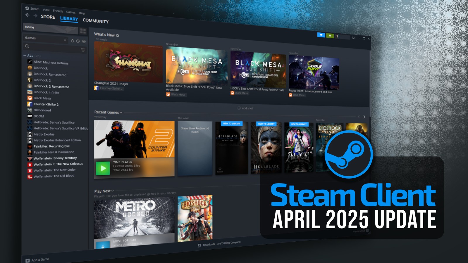 Steam Client Update Brings Game Launch Stability
