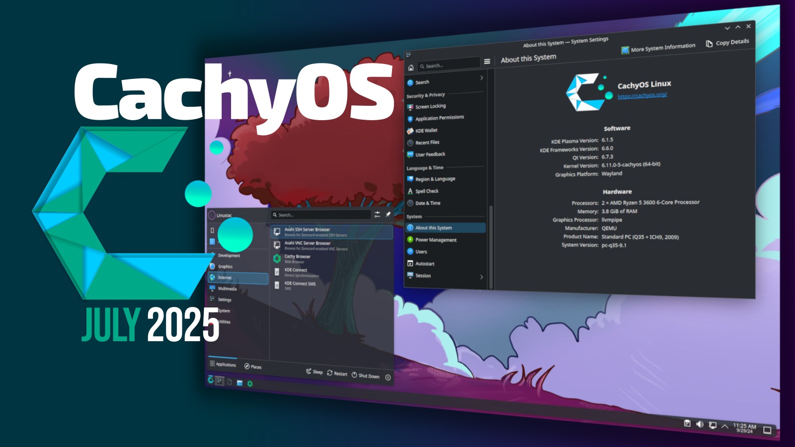 CachyOS July 2025 Update Brings Shell Choice, Wayland Defaults