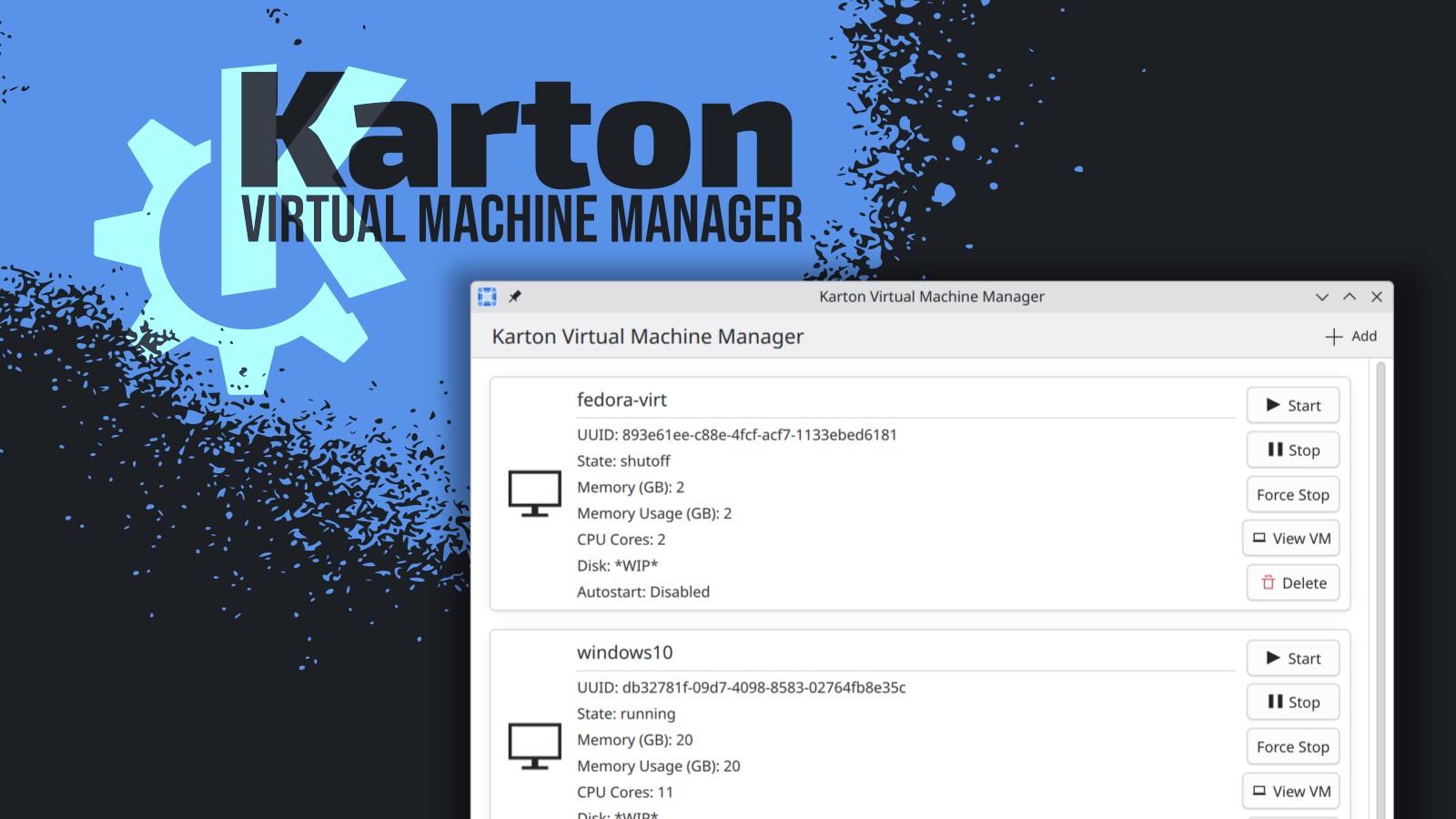 KDE’s Virtual Machine Manager Moves Forward