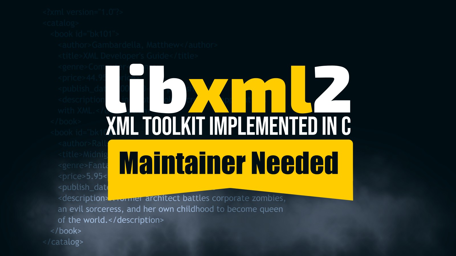 Libxml2 Maintainer Steps Down