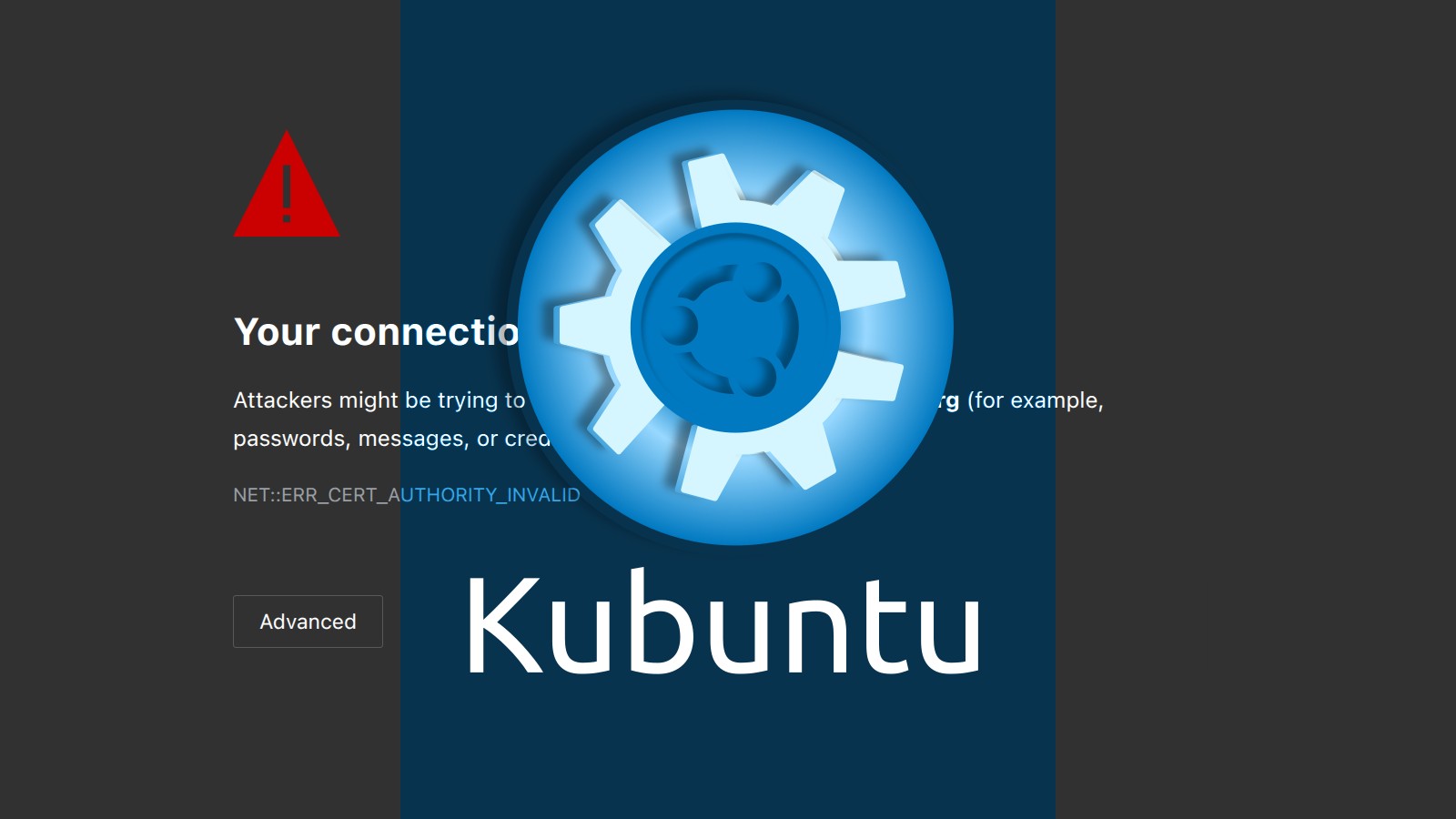 Kubuntu Website Inaccessible Due to SSL Configuration Mistake
