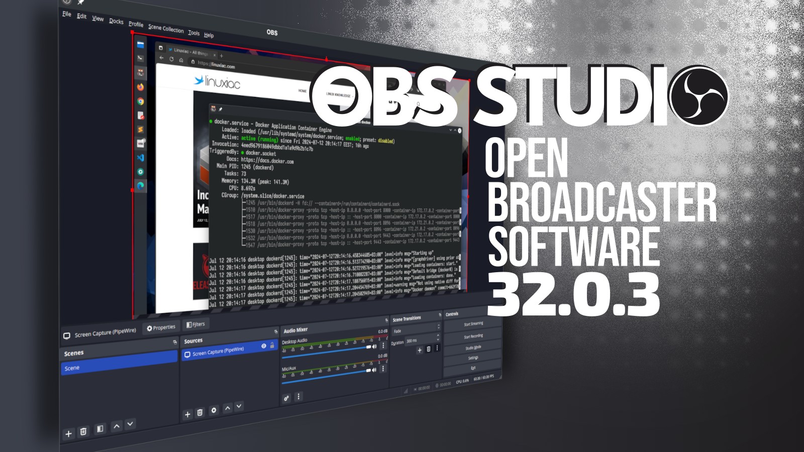 OBS Studio 32.0.3 Fixes Crashes During Shutdown and Canvas Removal