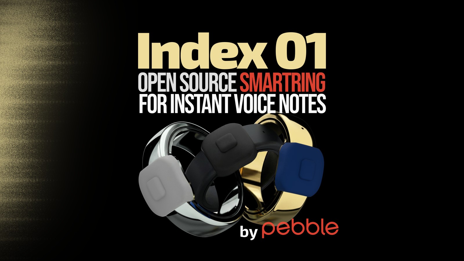 Pebble Index 01 Arrives as a Private Open Source Voice Capture Ring